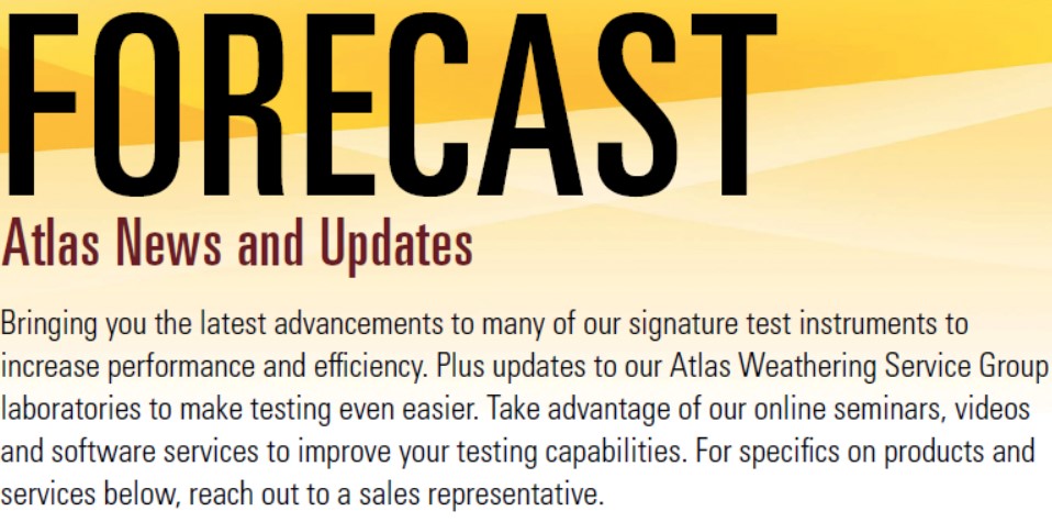 ATLAS | Weathering Material Testing Solutions
